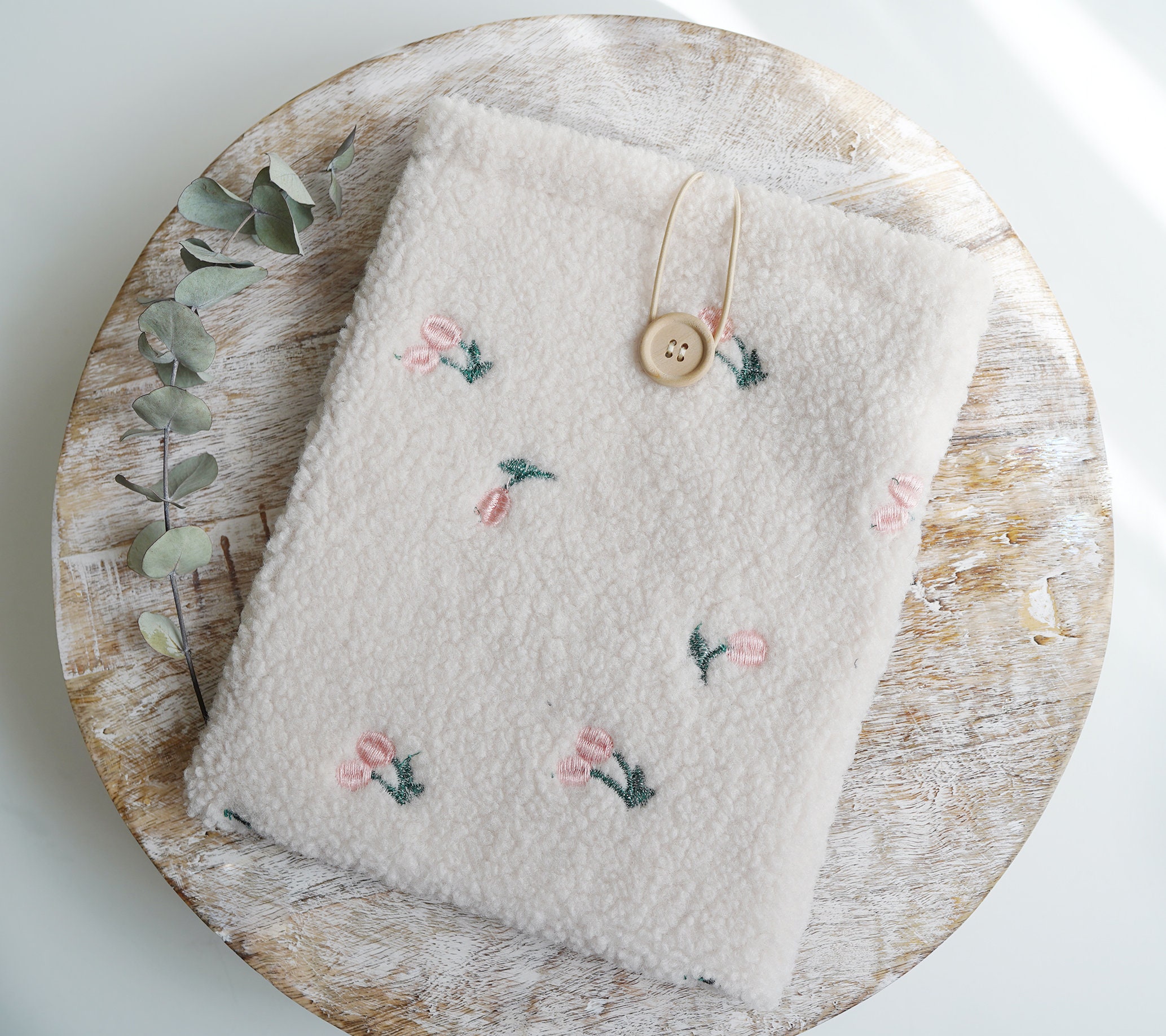 Cute Book Sleeve Kindle Sleeve Book Pouch Embroidered - Etsy