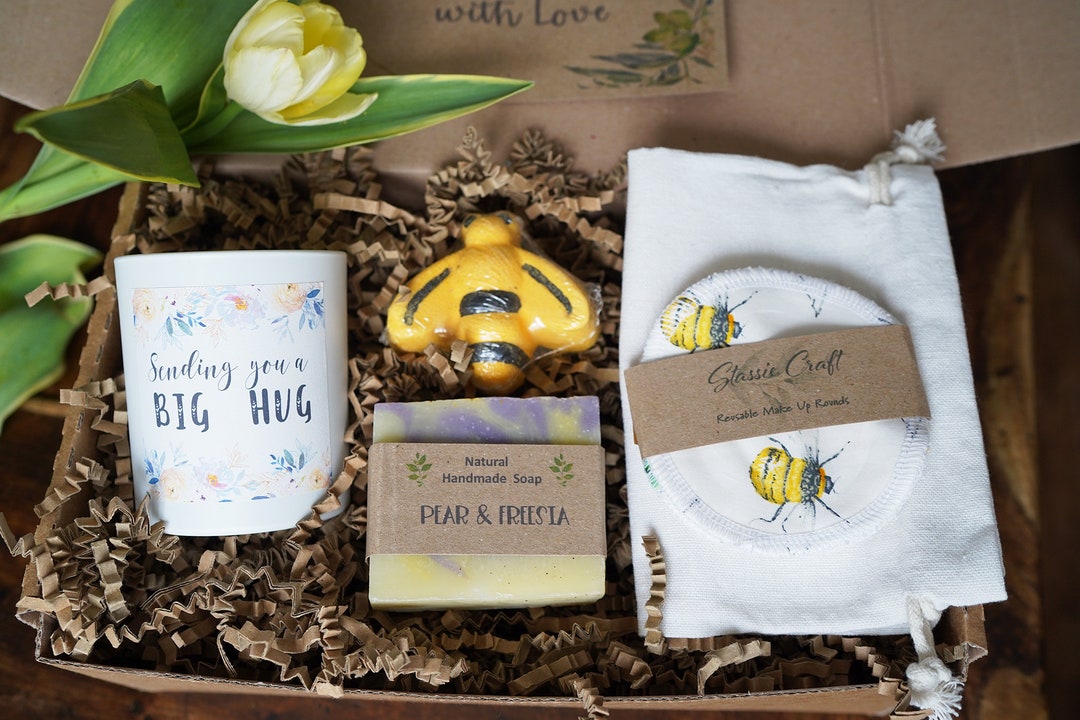 Cute Gift Set for Her, Bee, Self Care Box, Pamper, Hamper, Eco-friendly ...