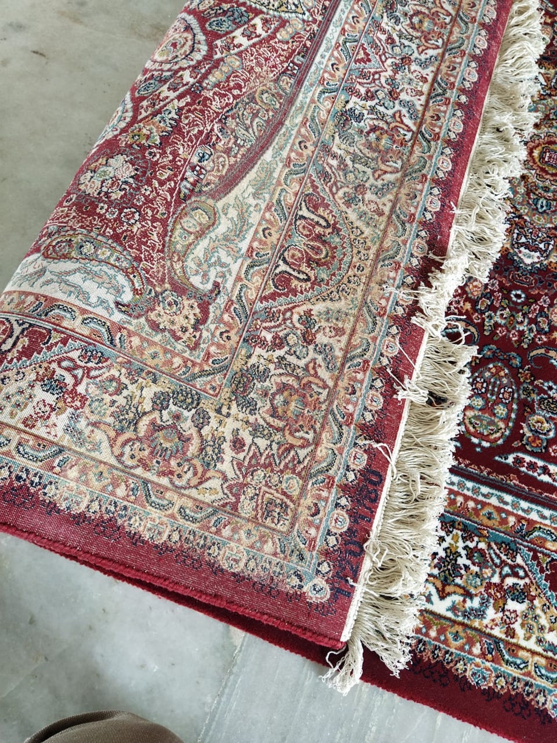 Handmade Persian Rug Silk on Silk Rug Kashmiri Rug | Etsy