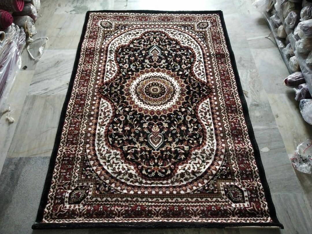 Handmade Kashmiri Carpet Kashmiri Rug Woolen Carpet and Rug - Etsy