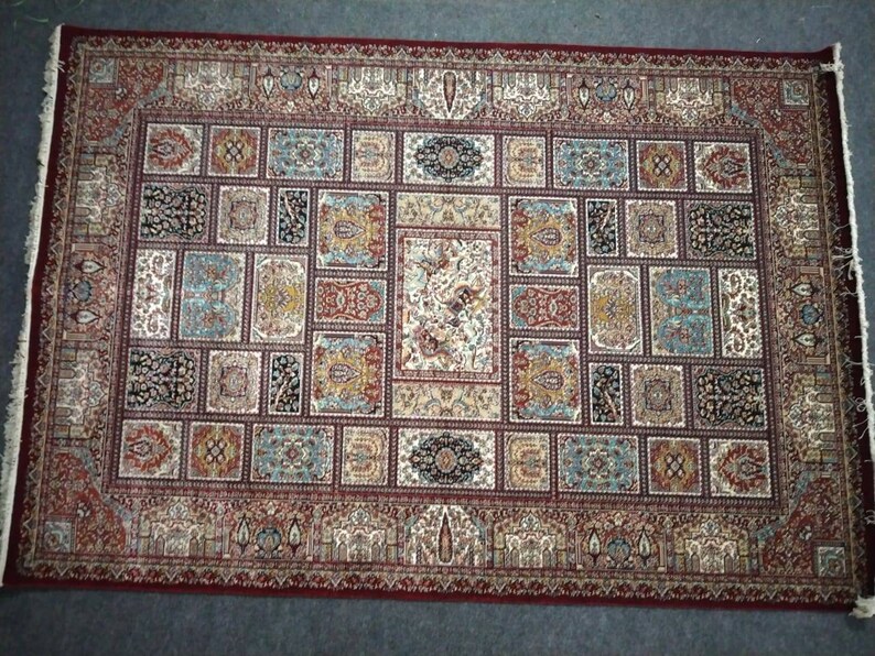 Indian Handmade Kashmiri Rug Carpet Rug Kashmiri Carpet - Etsy