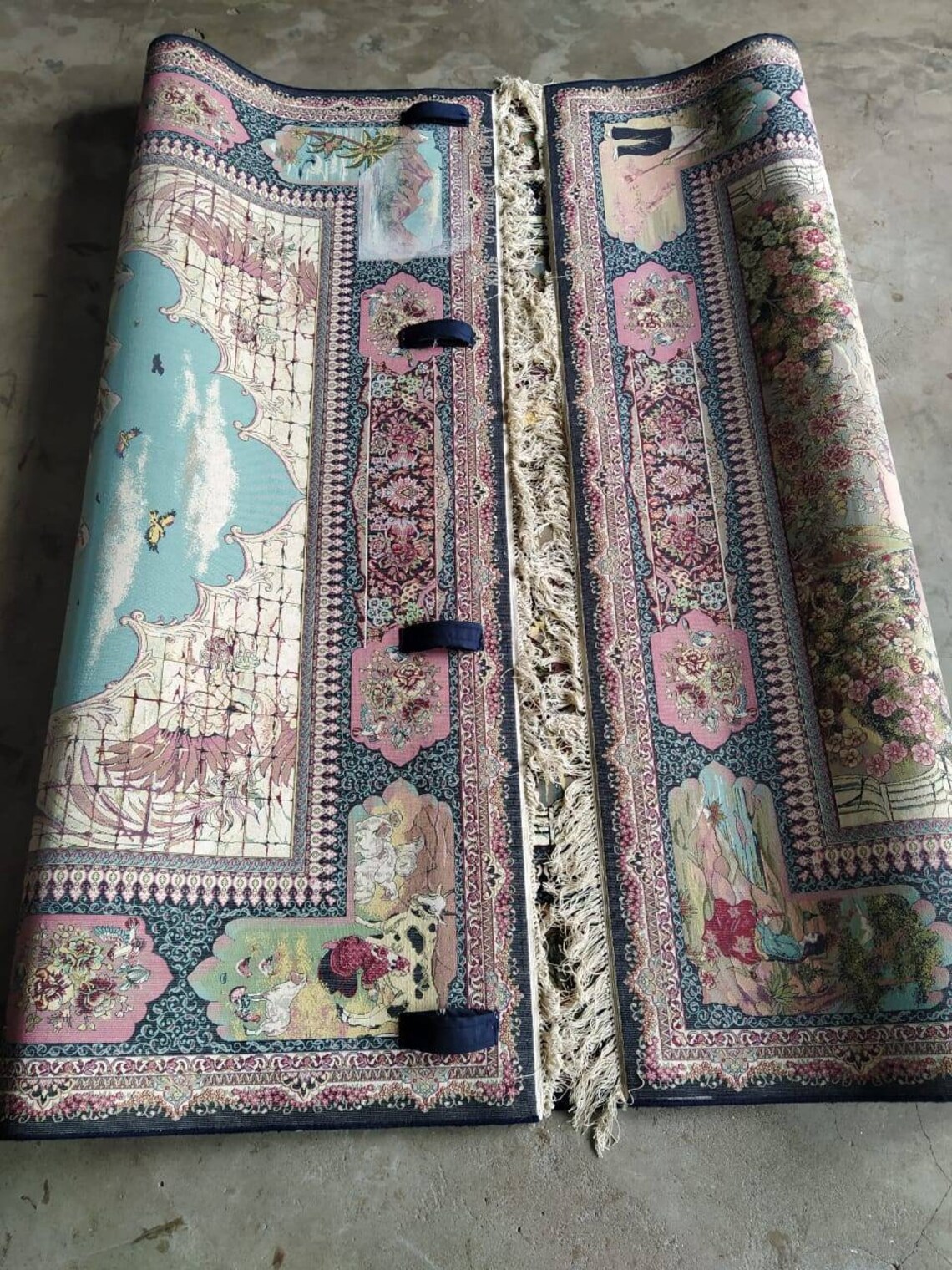 Handmade Silk on Silk Rug Kashmiri Rug Area Rug Floor | Etsy