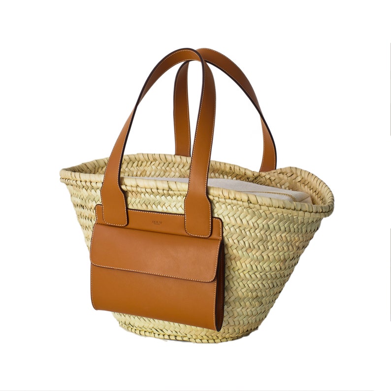 Straw Bag, Straw Basket, Natural Bag, Beach Bag, Handmade Bag, Morocco ...