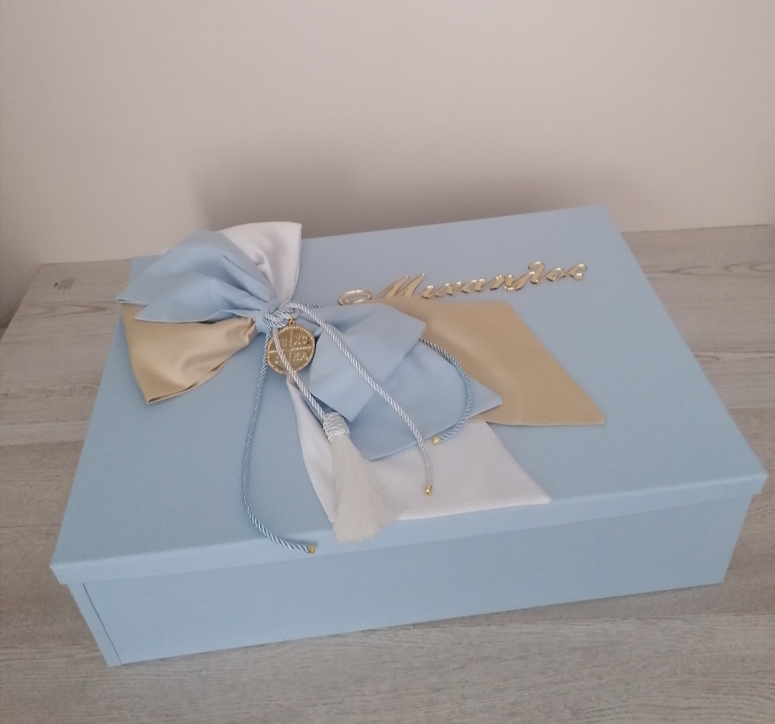 Cristenning Box/baptism Boxs/orthodox Baptism Set /greek - Etsy