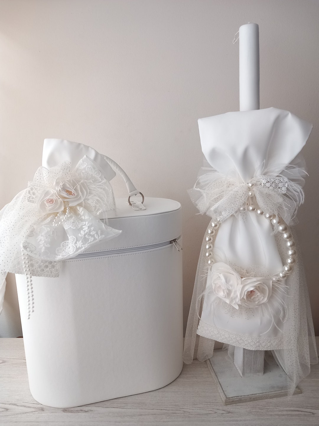 Girl Baptism Set/christening Set/baptism Set/christening Keepsake Box ...