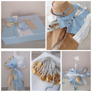 Cristenning Box/baptism Boxs/orthodox Baptism Set /greek Baptism/boy ...