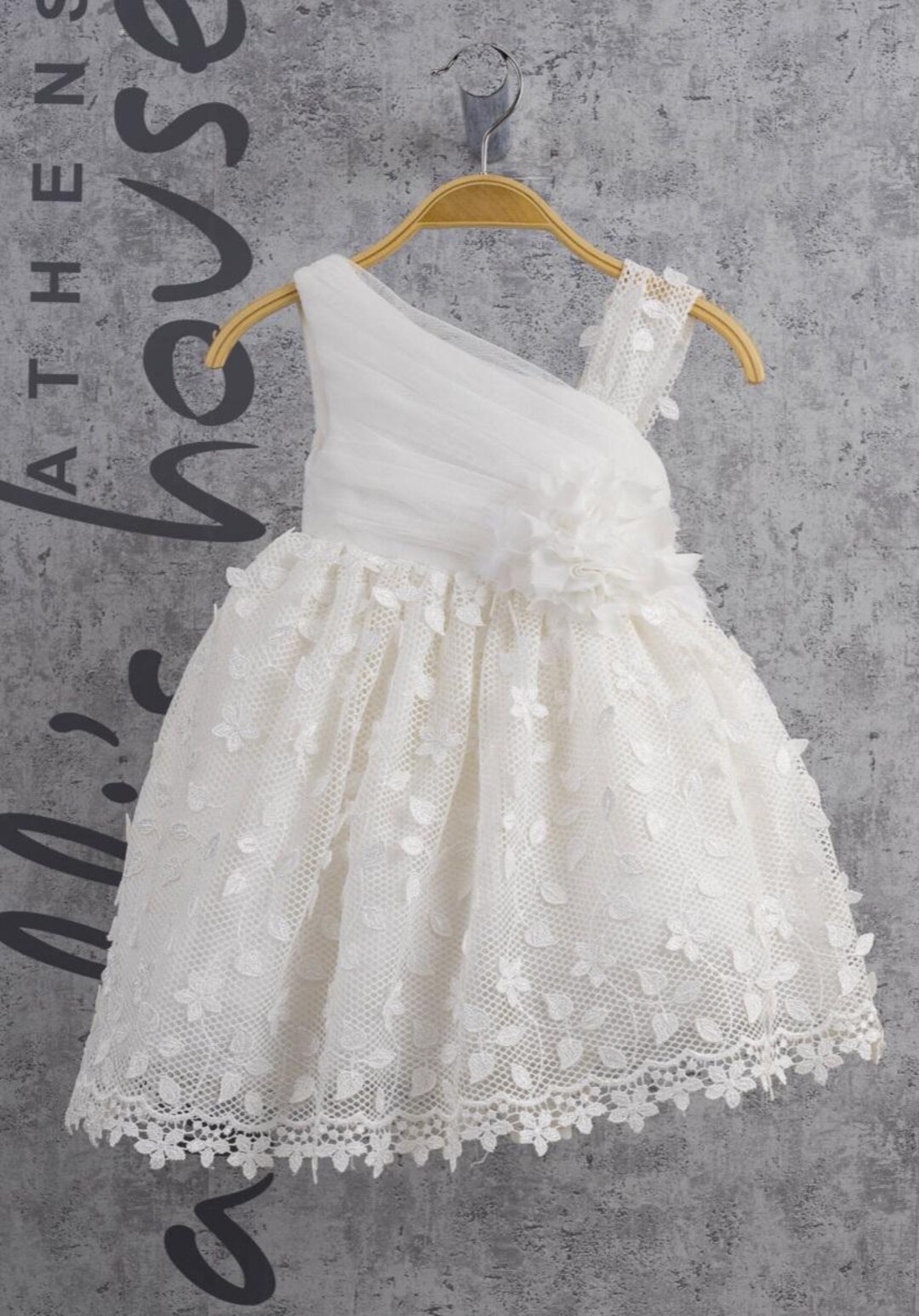 Baby Girl Baptism Dress /baby Girl Christening Gown /baby Girl Baptism ...