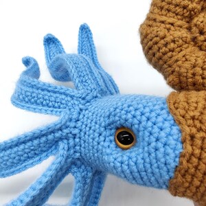 PATTERN | Ammonite Crochet Plush | Prehistoric Squid Species | Unique ...