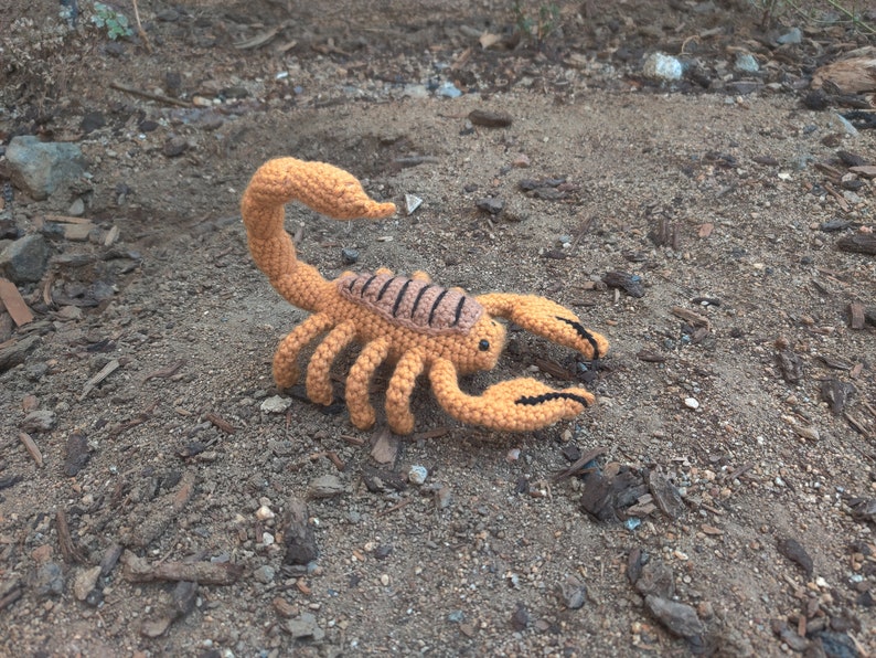 PATTERN Mini Scorpion Crochet Plush | Etsy