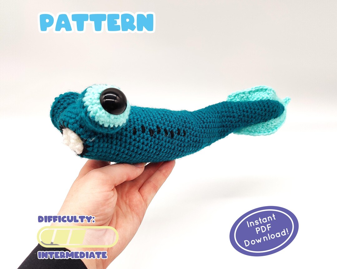 PATTERN | Conodont Crochet Plush | Ordovician Period Leech Creature ...