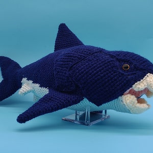 PATTERN | Dunkleosteus Crochet Plush | Prehistoric Apex Predator ...