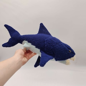 PATTERN | Dunkleosteus Crochet Plush | Prehistoric Apex Predator ...