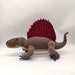 PATTERN | Dimetrodon Crochet Plush | Prehistoric Dinosaur Crochet ...
