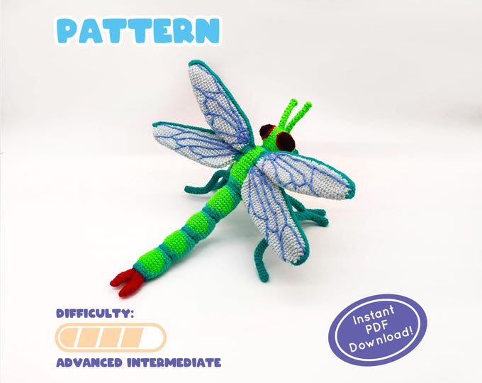 Meganeura Giant Prehistoric Dragonfly - Etsy