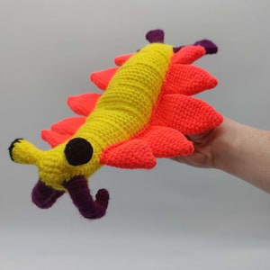 PATTERN | Anomalocaris Crochet Plush | Cambrian Prehistoric Shrimp ...