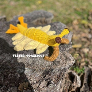 PATTERN | Anomalocaris Crochet Plush | Cambrian Prehistoric Shrimp ...
