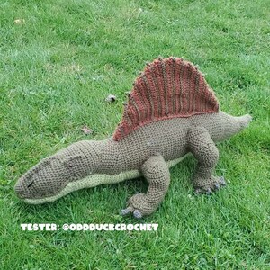 PATTERN | Dimetrodon Crochet Plush | Prehistoric Dinosaur Crochet ...