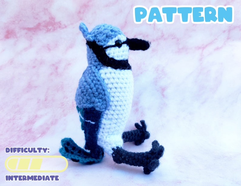 PATTERN Blue Jay Crochet Pattern - Etsy
