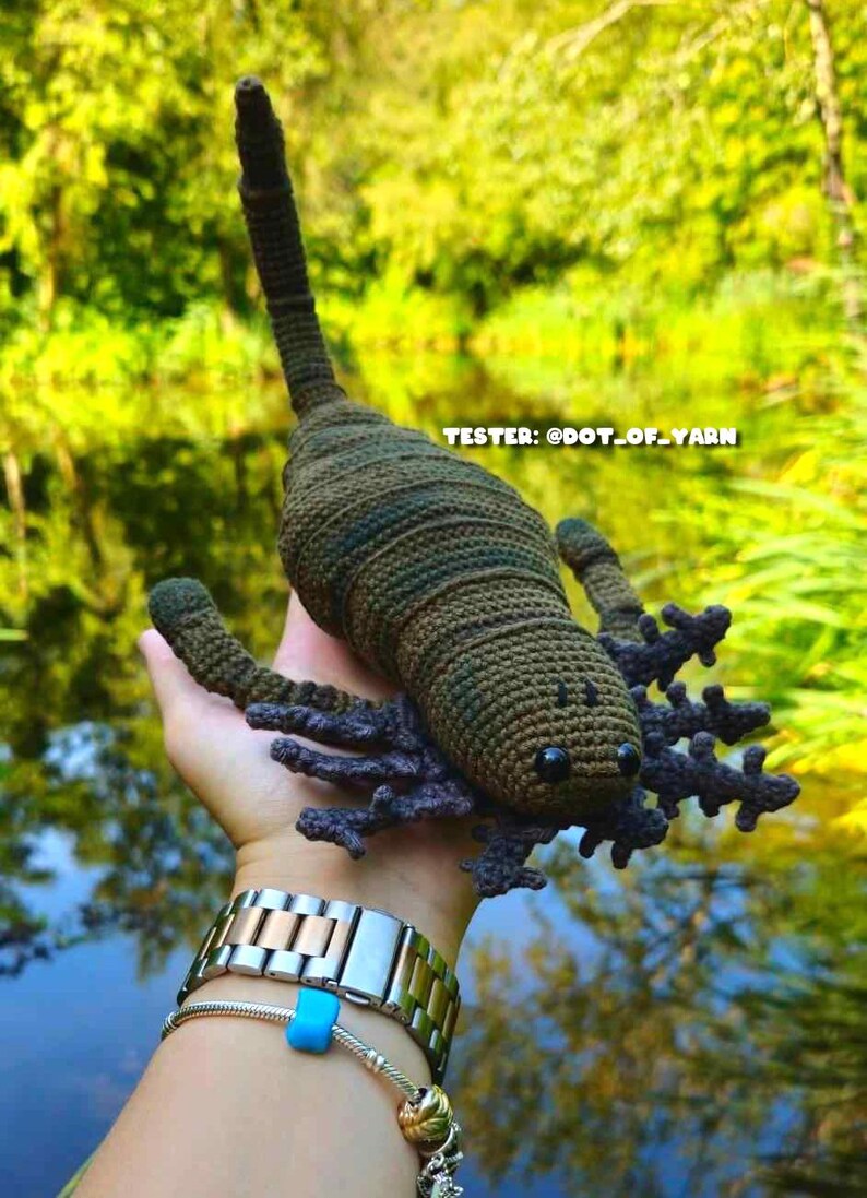 PATTERN | Carcinosoma Crochet Plush | Chubby Prehistoric Sea Scorpion ...