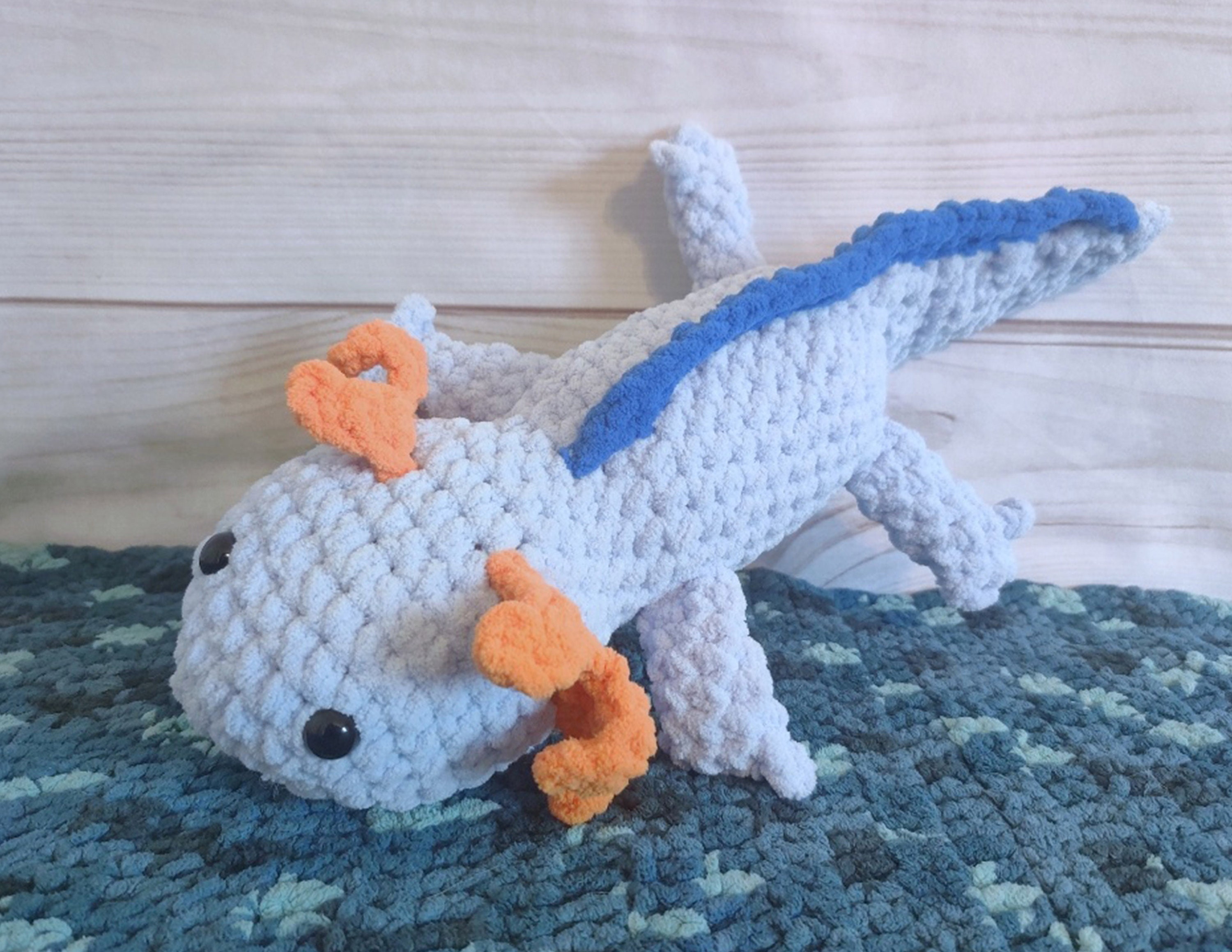 Crochet Axolotl Plushies Chunky Yarn Minecraft-inspired - Etsy