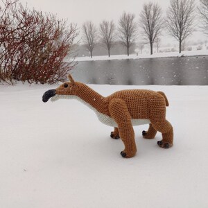 PATTERN | Macrauchenia Crochet Plush | Prehistoric Ice Age Llama ...