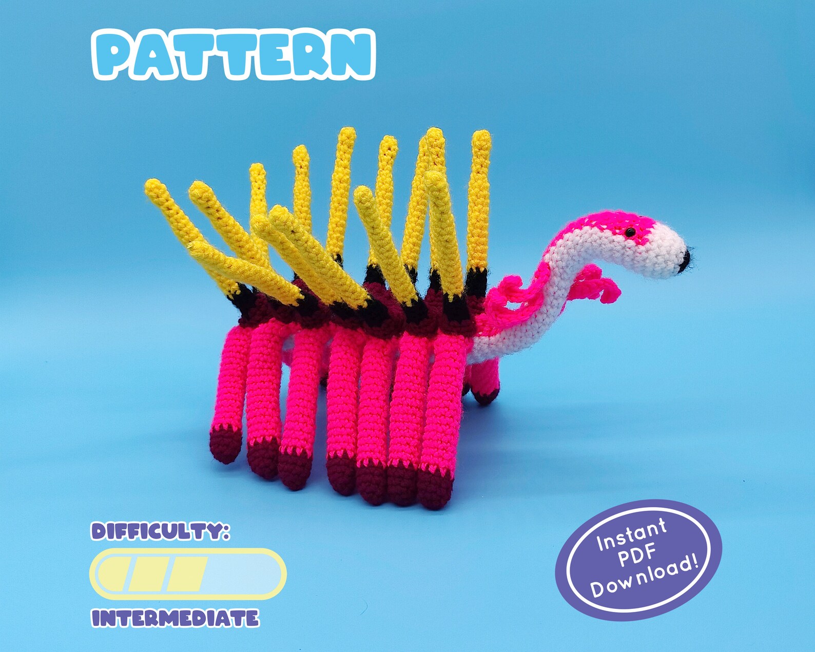 PATTERN | Hallucigenia Crochet Pattern | Cambrian Sea Creature | Unique ...