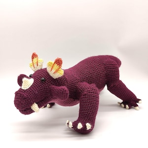PATTERN Estemmenosuchus Crochet Plush Permian Period Unique Crochet ...