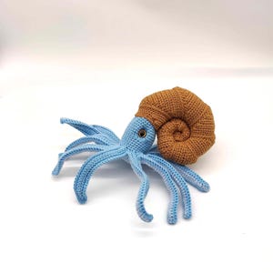 PATTERN | Ammonite Crochet Plush | Prehistoric Squid Species | Unique ...
