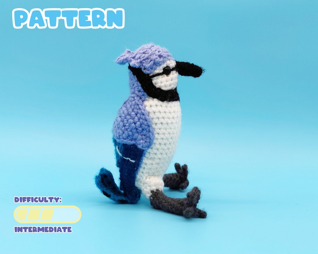 PATTERN Blue Jay Crochet Pattern Intermediate Difficulty - Etsy