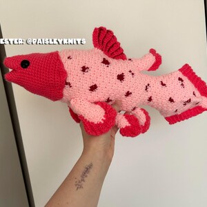 PATTERN | Coelacanth Crochet Plush | Ancient Devonian Period Fish ...