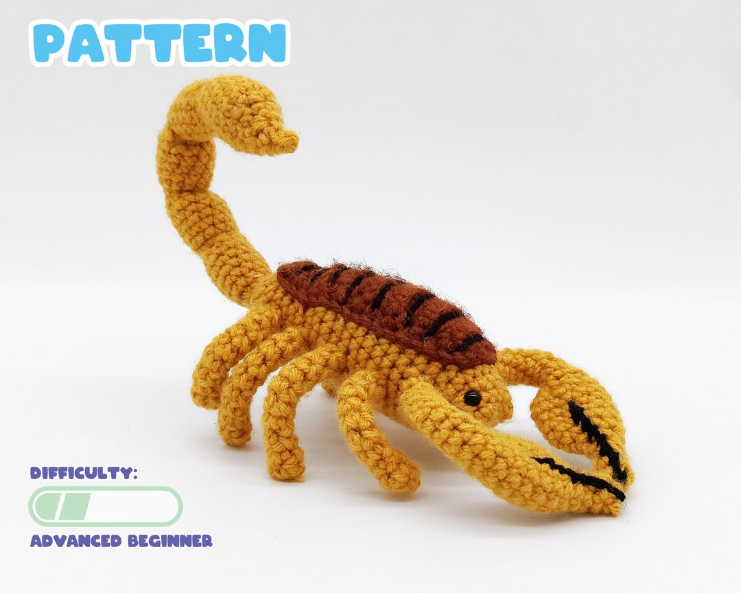 PATTERN Mini Scorpion Crochet Plush Beginner-friendly - Etsy
