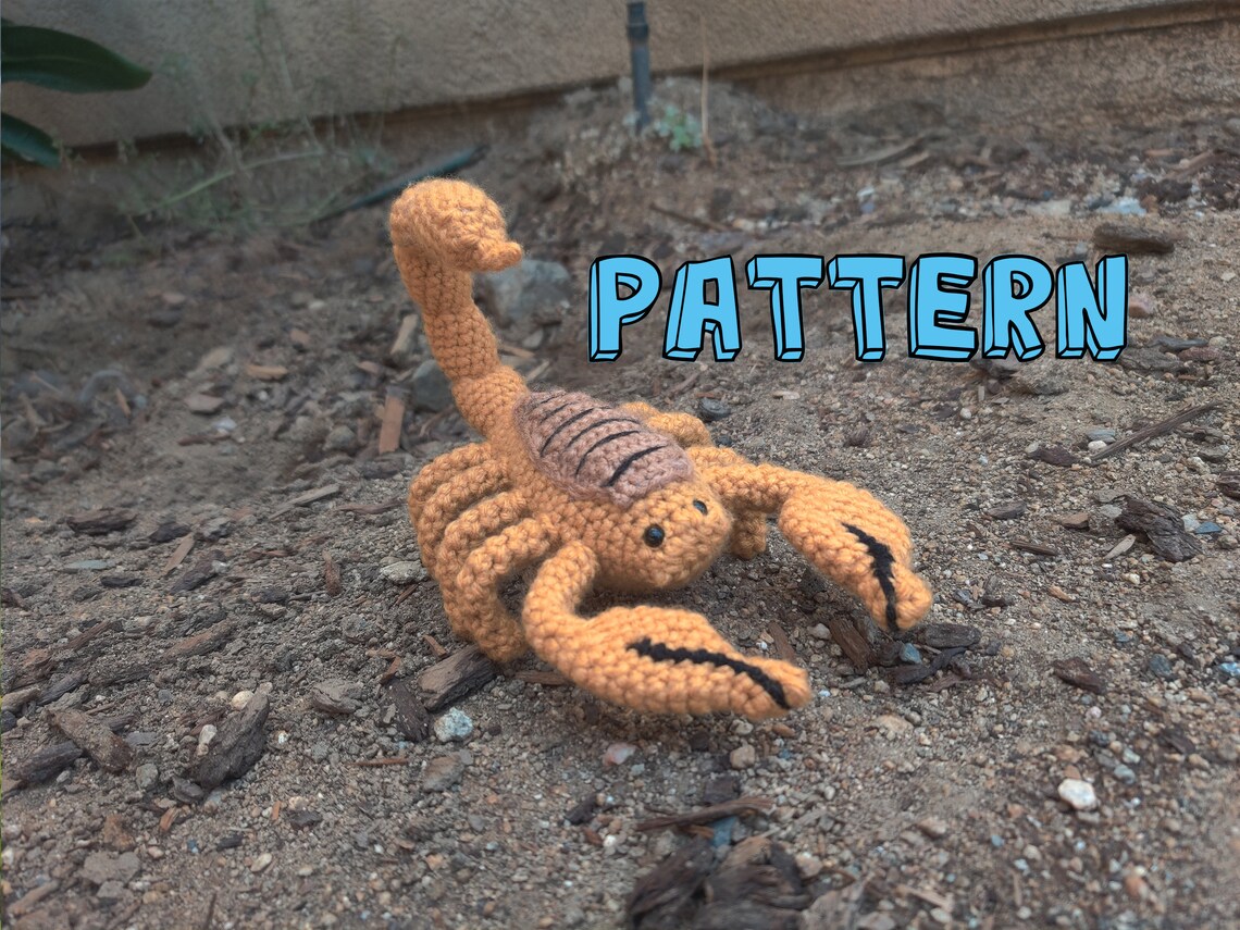 PATTERN Mini Scorpion Crochet Plush | Etsy