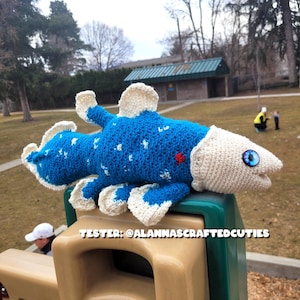 PATTERN | Coelacanth Crochet Plush | Ancient Devonian Period Fish ...