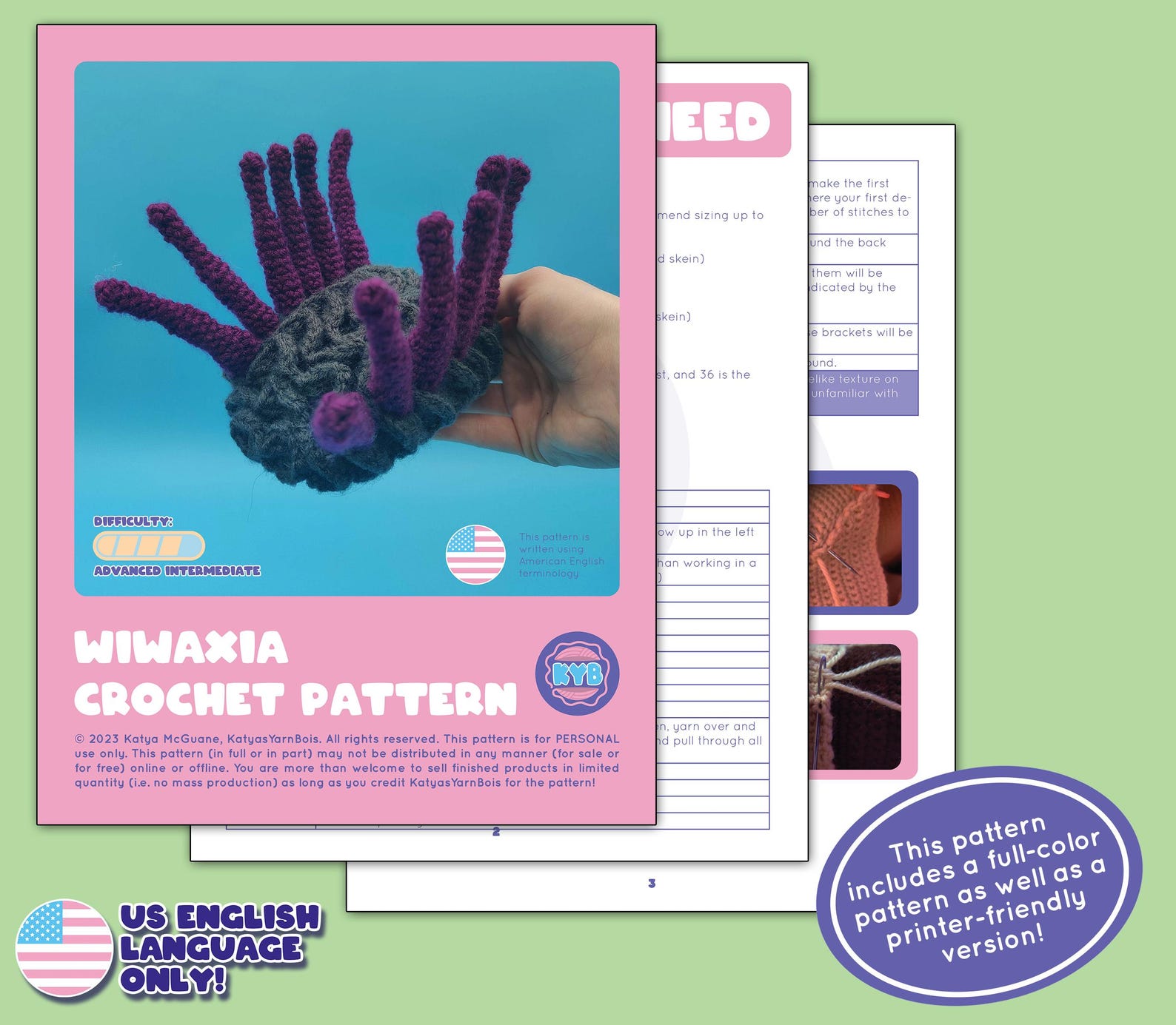 PATTERN | Wiwaxia Crochet Plush | Unique Cambrian Sea Creature ...