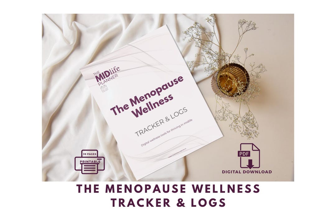 Menopause Wellness Tracker: Printable Planner (PDF) | Perimenopause ...