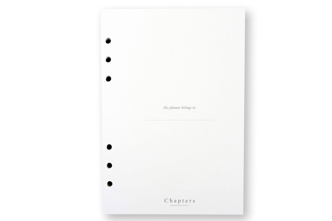 A5 Daily Refill, 2025 Refill, Filofax A5, Kikki K Refill, Weekly ...