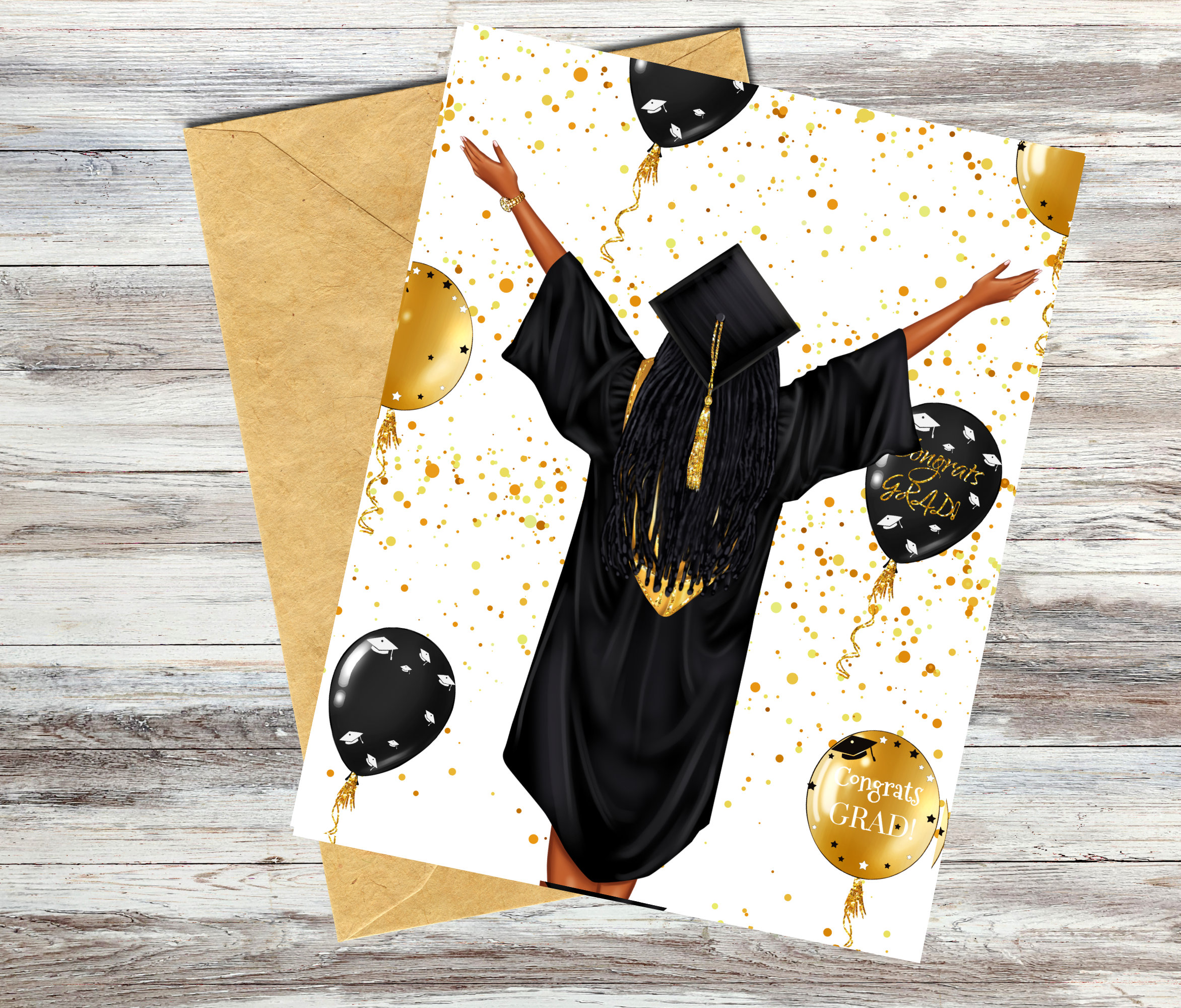 Black Graduation Card Variety Man Woman African American | Etsy