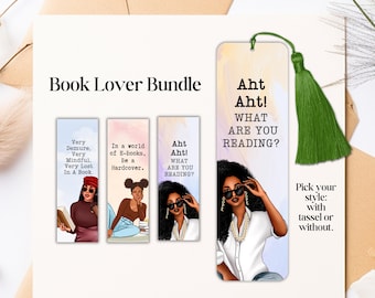 Stylish Reader Bookmarks - Diverse Women, Handmade, Fashionable Book ...