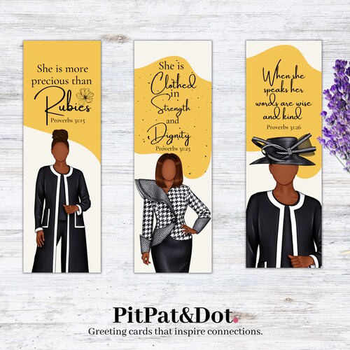 African American Bookmark Set black Girl Bookmarksblack Girl - Etsy