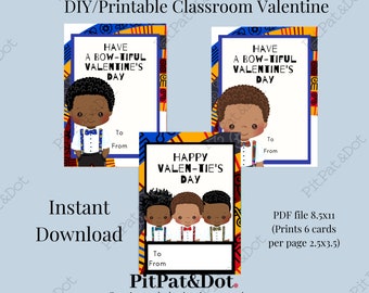 African American Valentine - Etsy
