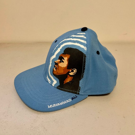 Vintage Fubu Platinum Muhammad Ali Hat - Gem