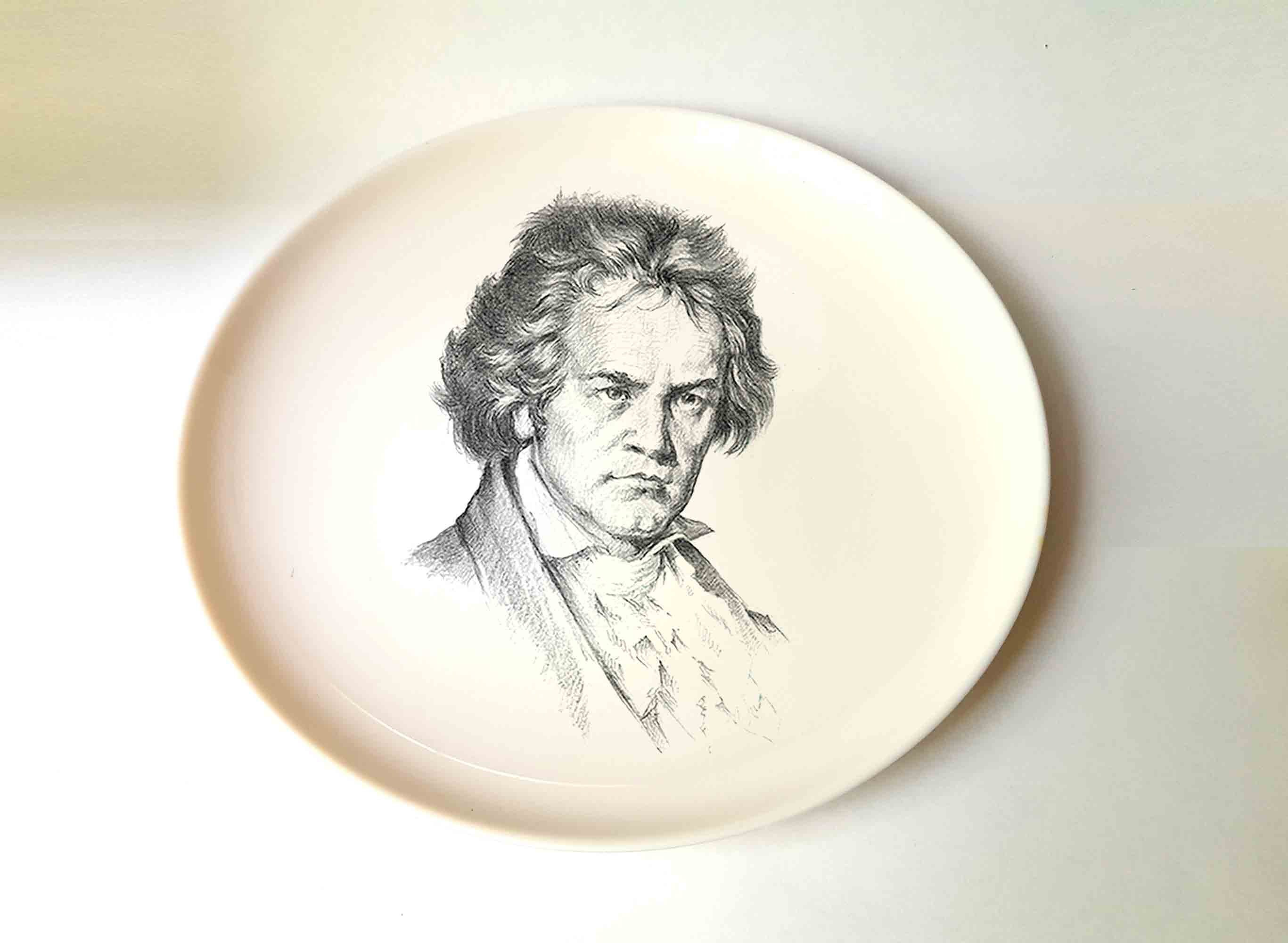 Ludwig van Beethoven. Freehand pencil drawing. Digital Design | Etsy