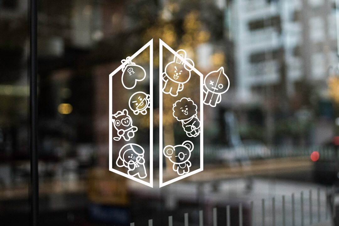 BTS Army Shield W/ Characters - Etsy