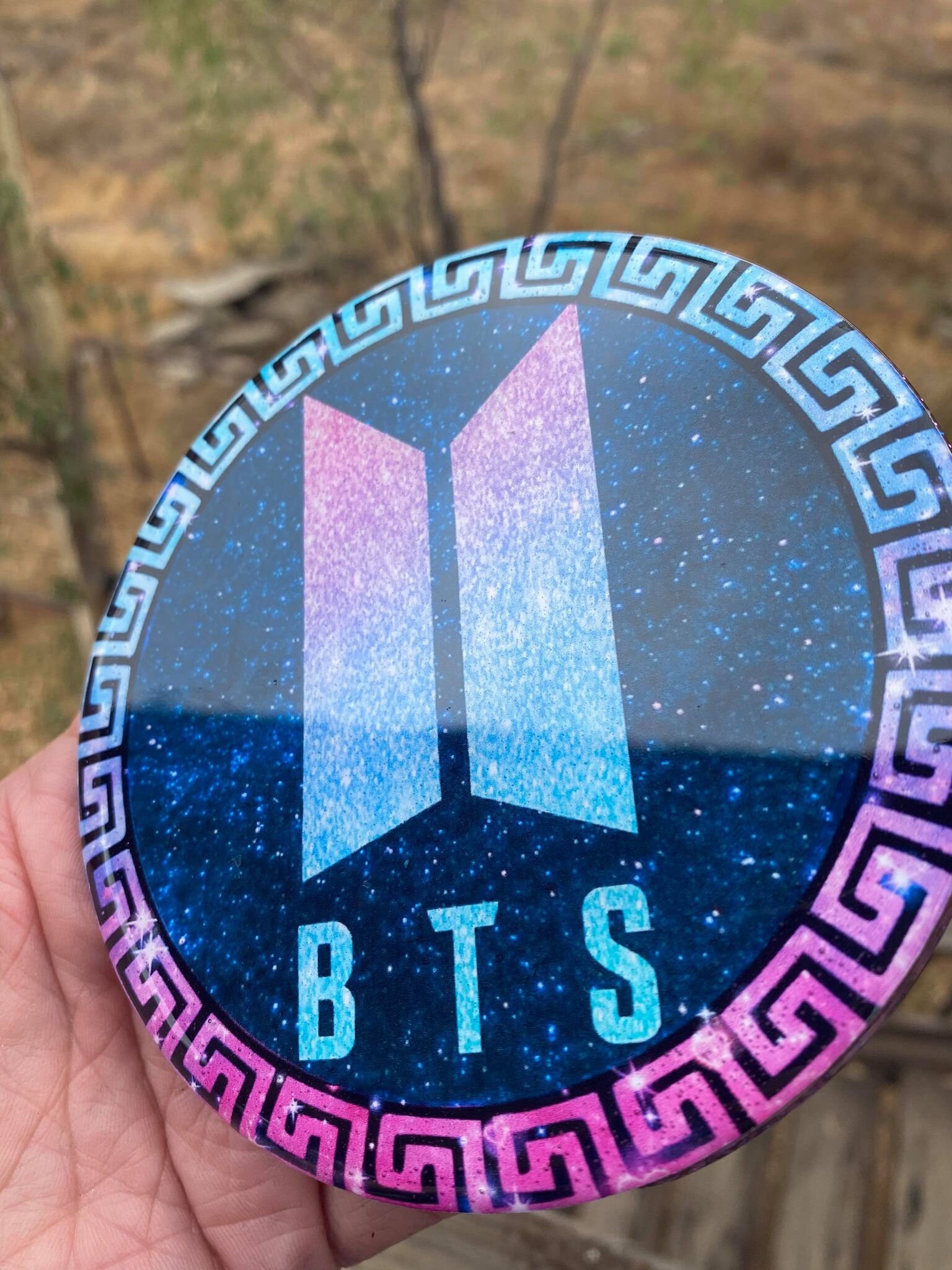BTS Galaxy Coaster - Etsy
