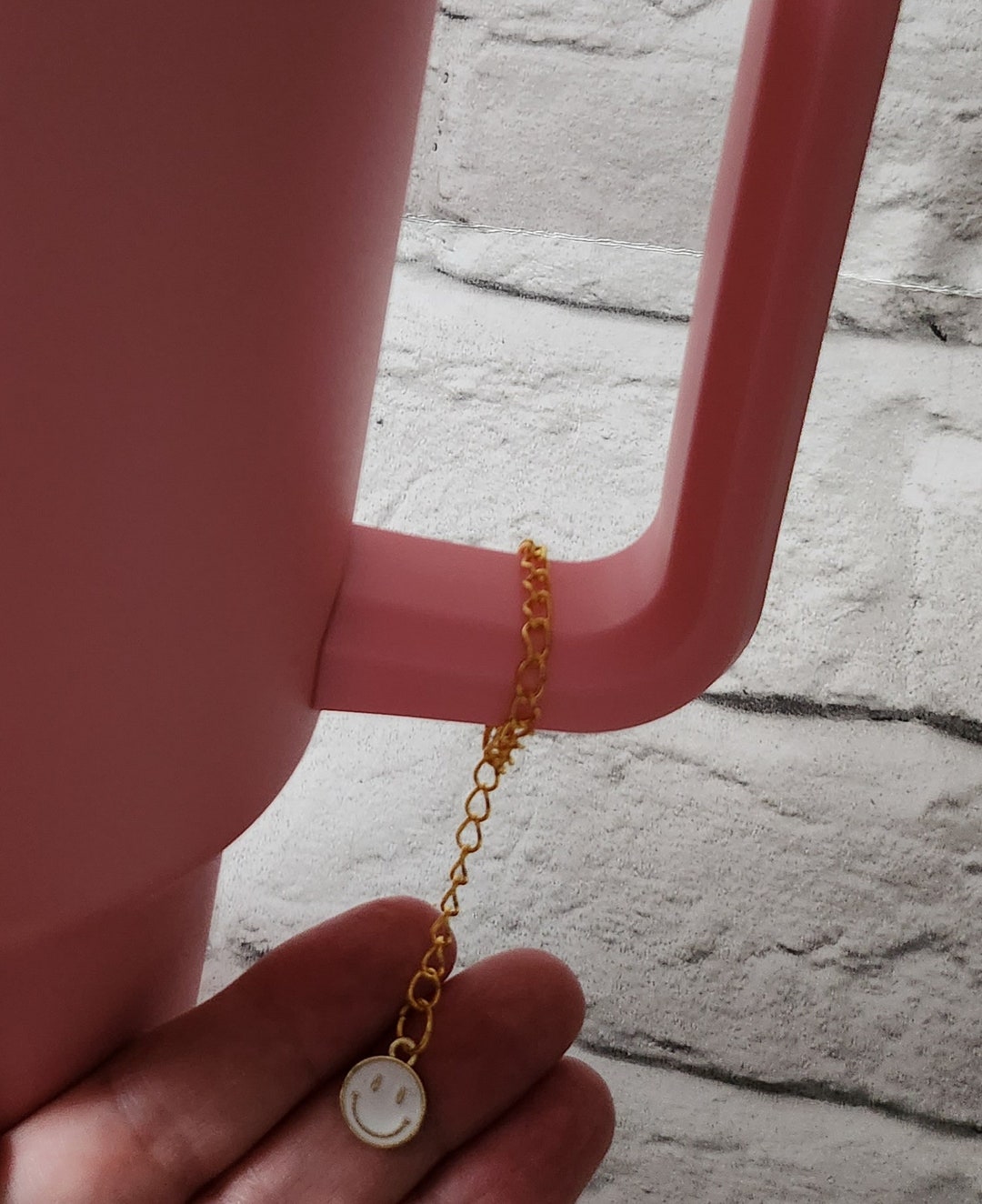 Smiley Face Stanley Cup Charm: Fun Water Bottle Accessory - Etsy UK