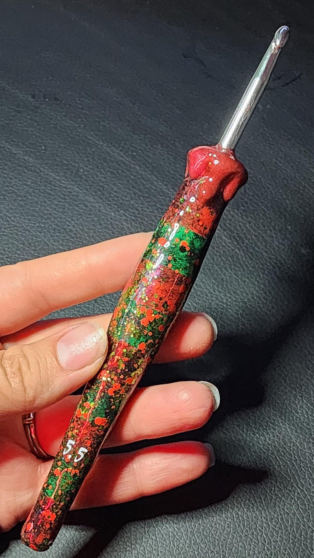 Ergonomic Crochet Hook, Freddy Kruger Inspired Crochet Hook, Nightmare ...