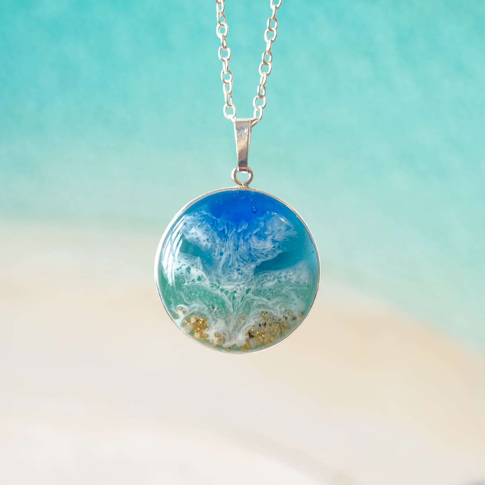 Seaside Necklace, Ocean Necklace, Beach Necklace, Sea Themed Jewellery ...