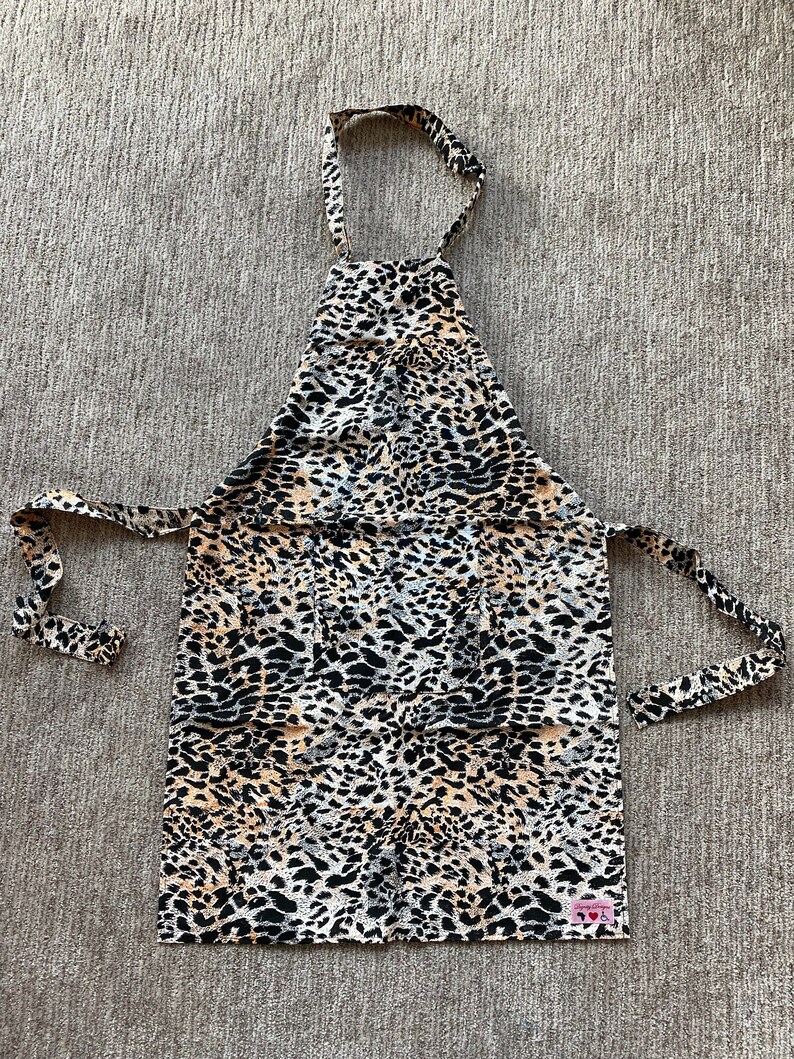 Kenyan Kitchen Apron | MADE IN KENYA | Indigenous Design Cheetah Print ...
