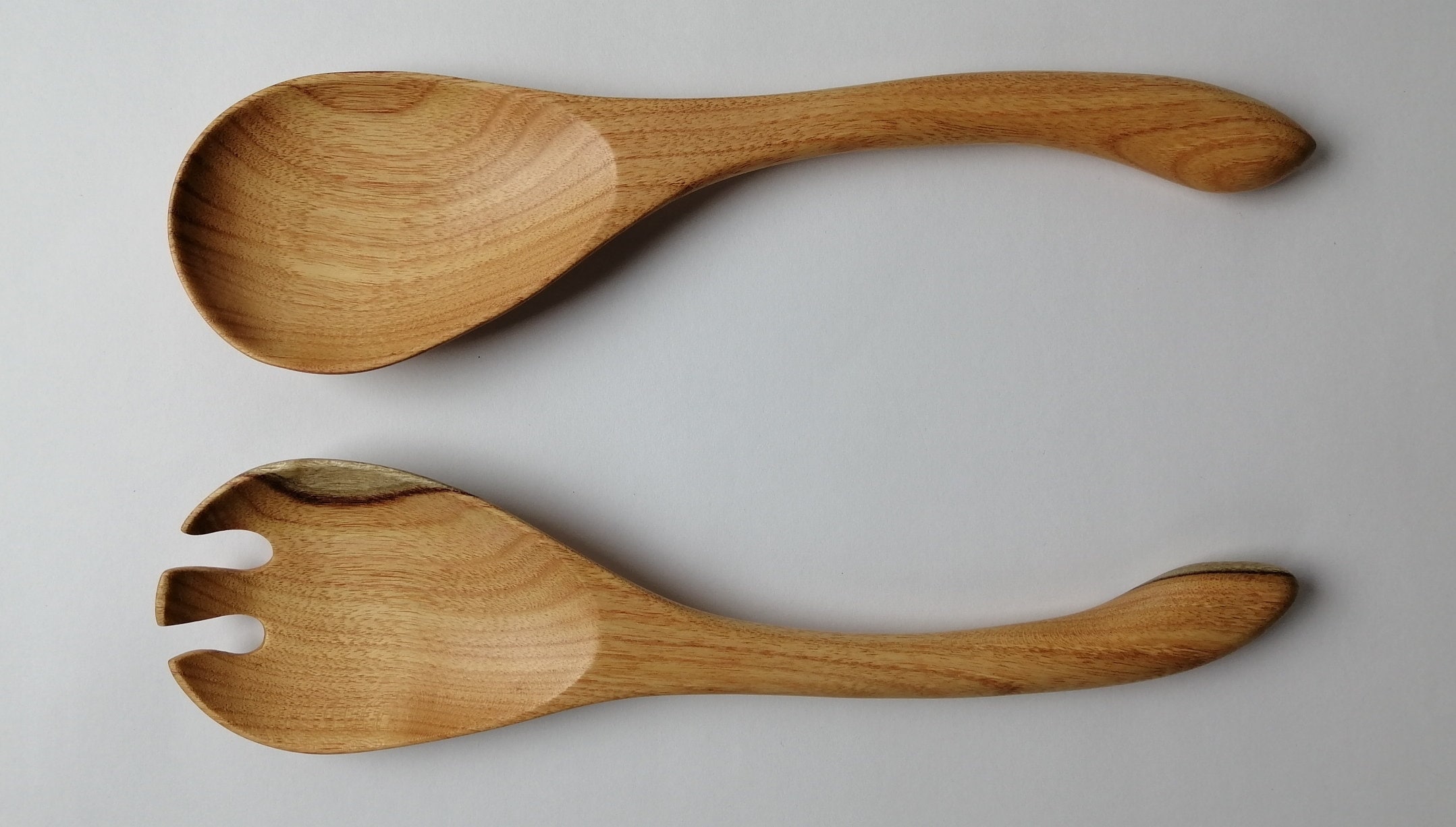 Guatemalan Handmade Wooden Salad Spoons - Etsy