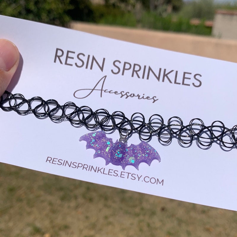 Kawaii Choker Purple - Etsy